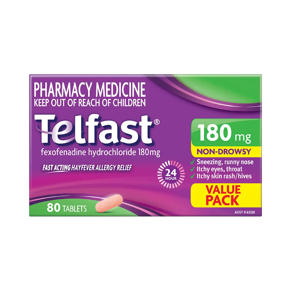 Telfast Tablets 180mg | Pharmacy World Australia